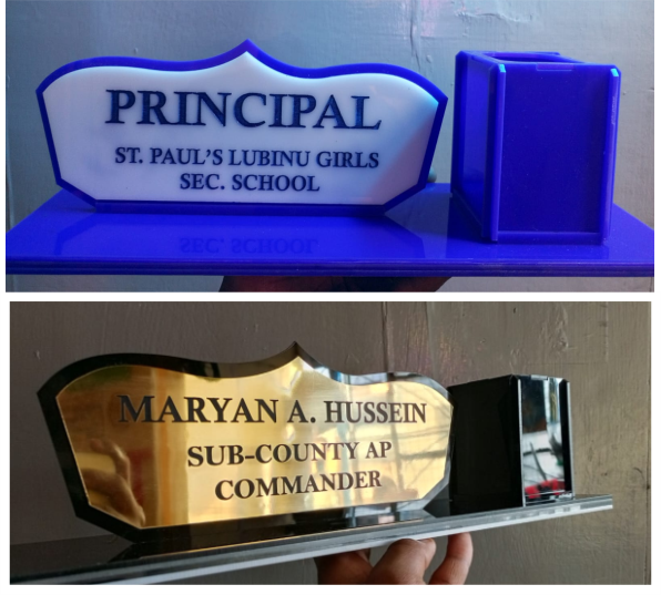 Acrylic Customized Desk Plaques - Home Page